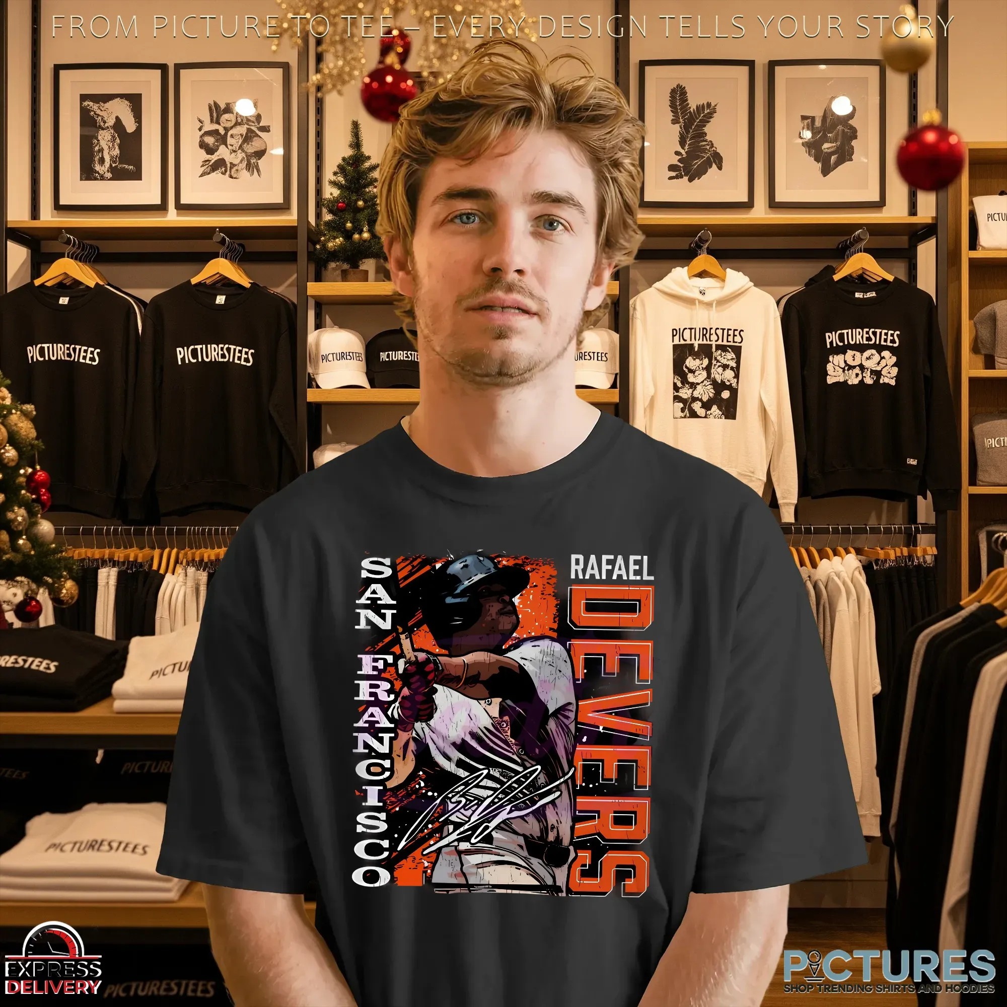 Rafael Devers San Francisco Gritty Signature T Shirt • Picturestees ...