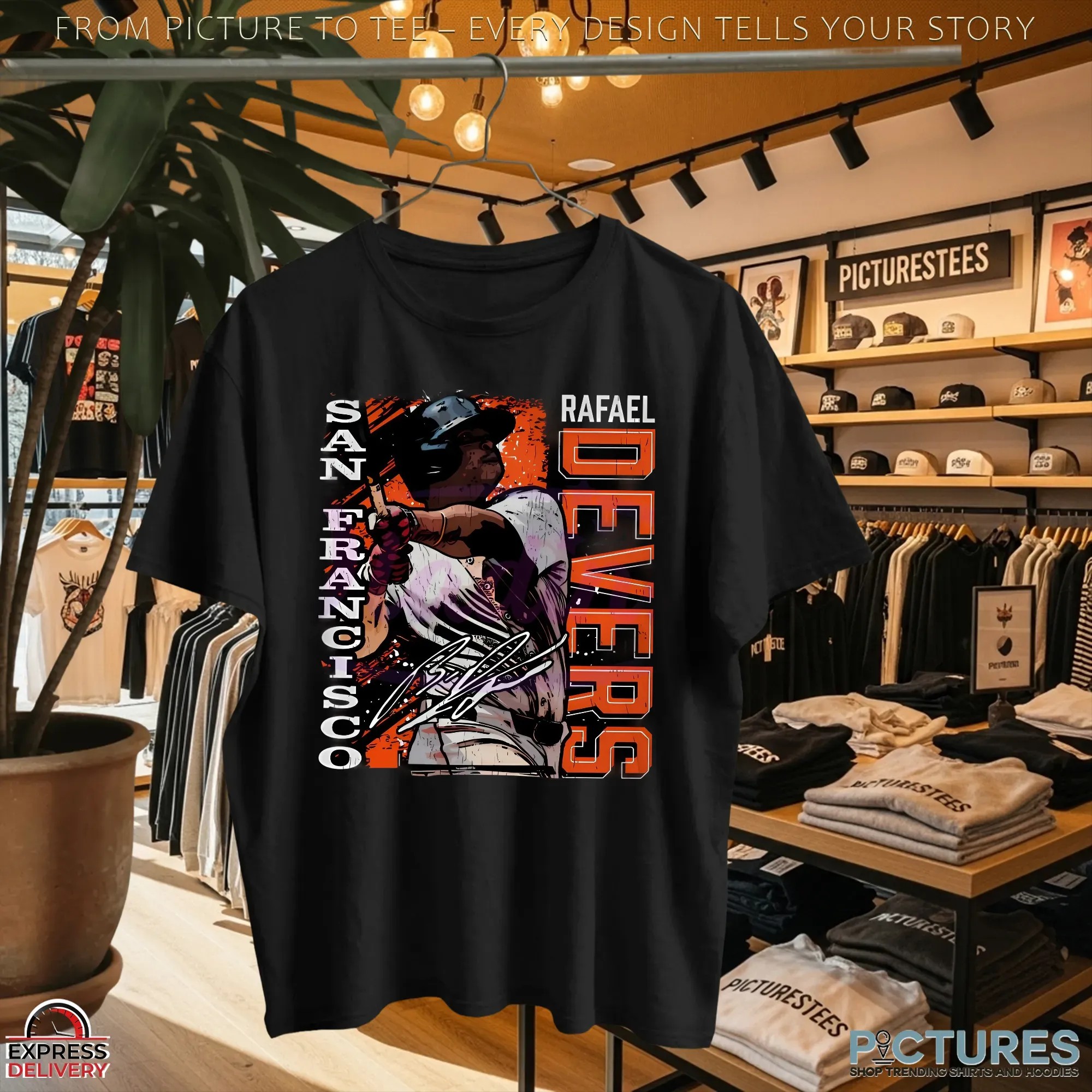 Rafael Devers San Francisco Gritty Signature T Shirt • Picturestees ...