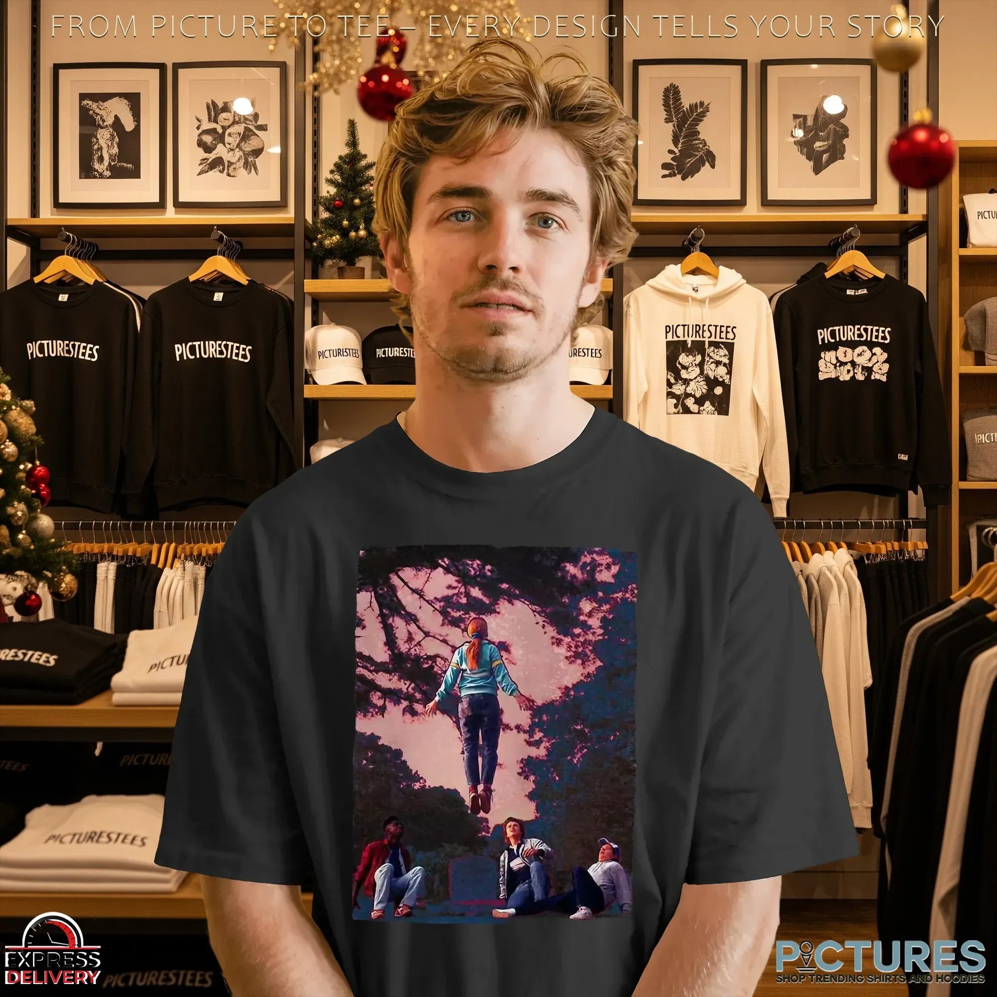 Stranger Things Floating Max Scene T Shirt • Picturestees Clothing LLC