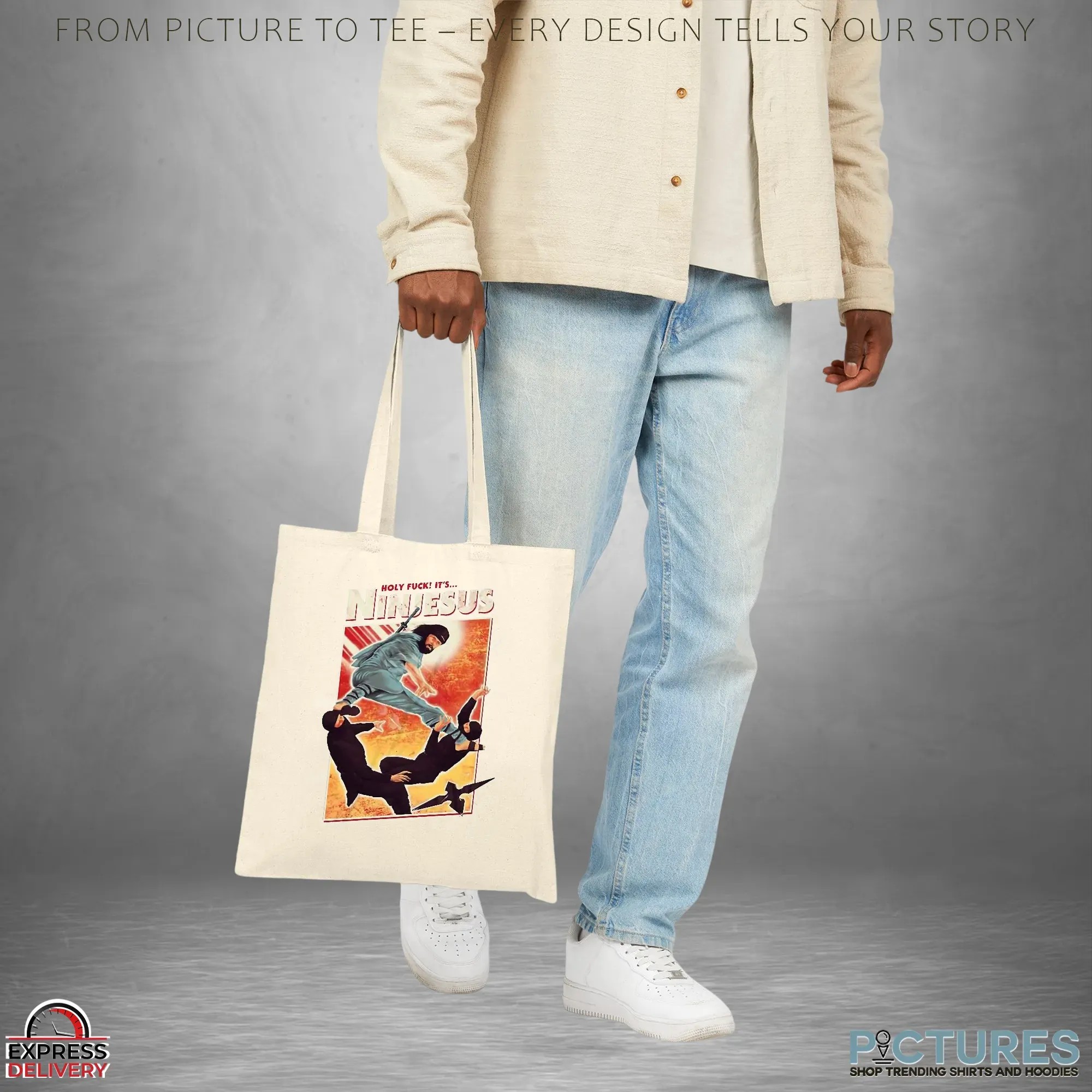 The Jesus Ninja Holyfck It's Ninjesus Meme T Shirt • Picturestees ...