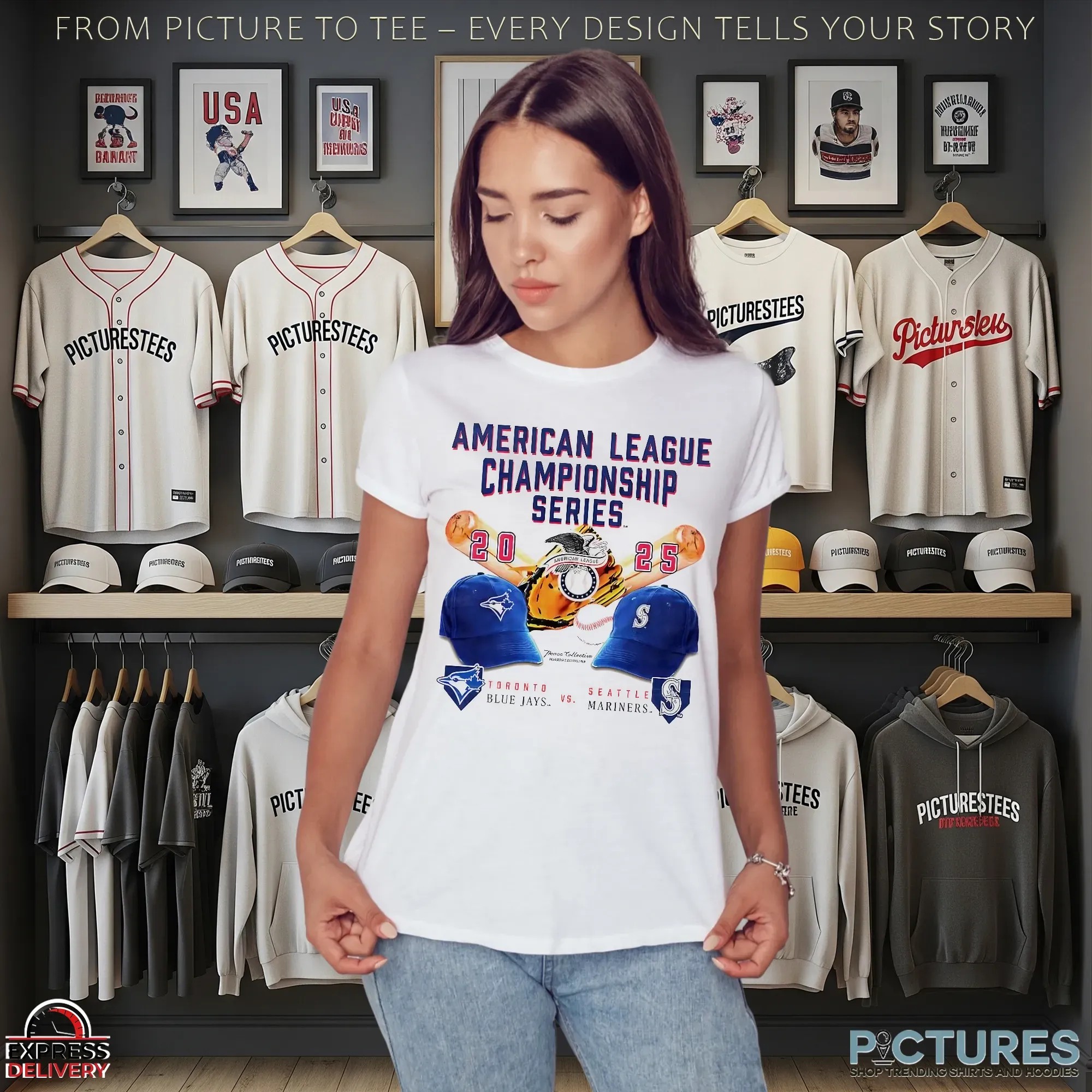 Toronto Blue Jays Vs Seattle Mariners Alcs 2025 Rivalry T Shirt ...