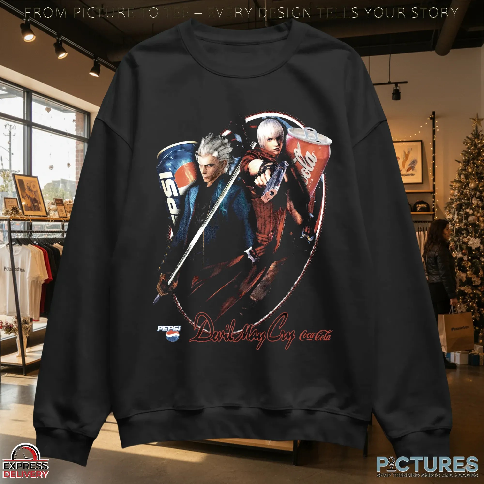 Devil May Cry Dante And Vergil Coca Cola And Pepsi Mashup T Shirt ...