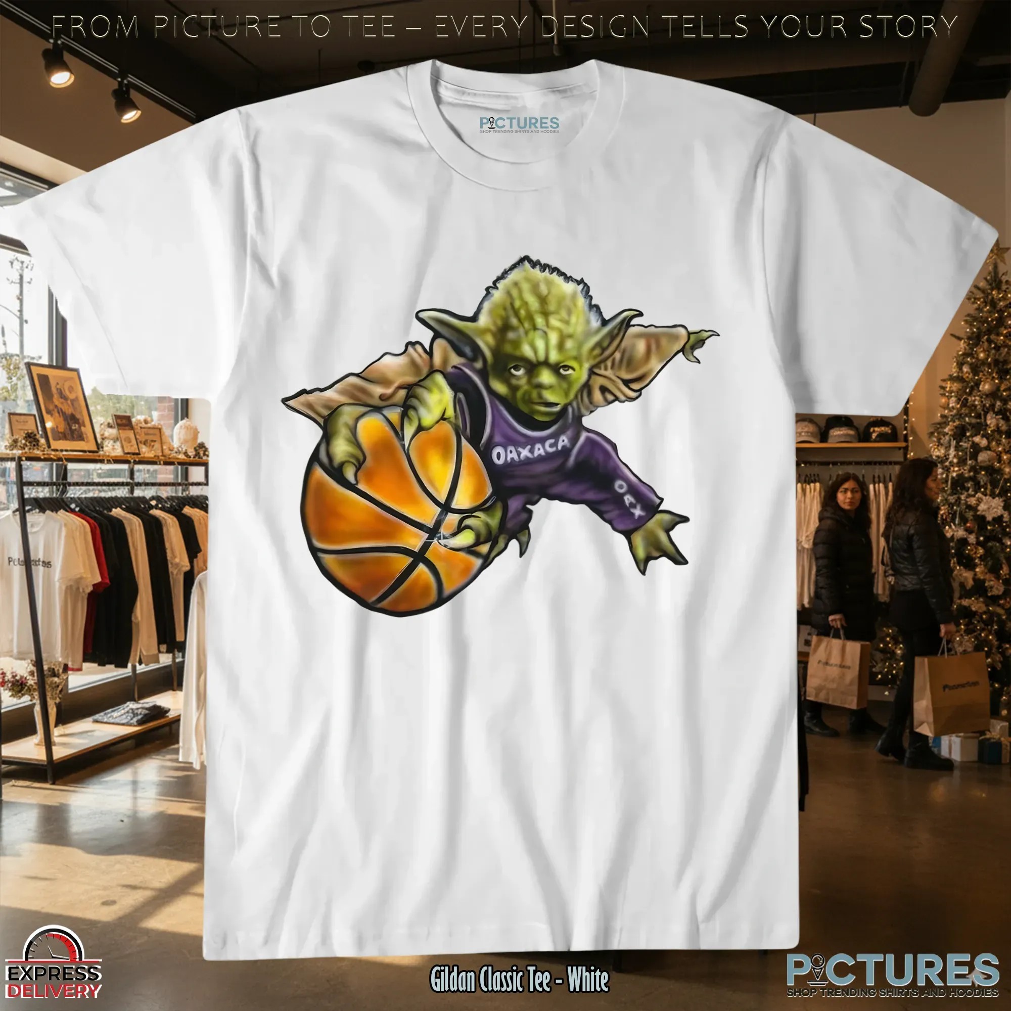 Dunk Yoda Basketball T Shirt • Picturestees Clothing LLC