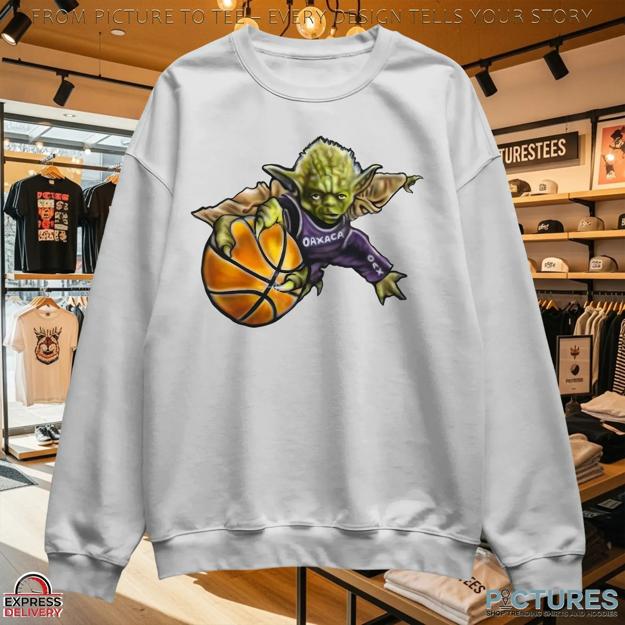 Dunk Yoda Basketball T Shirt • Picturestees Clothing LLC