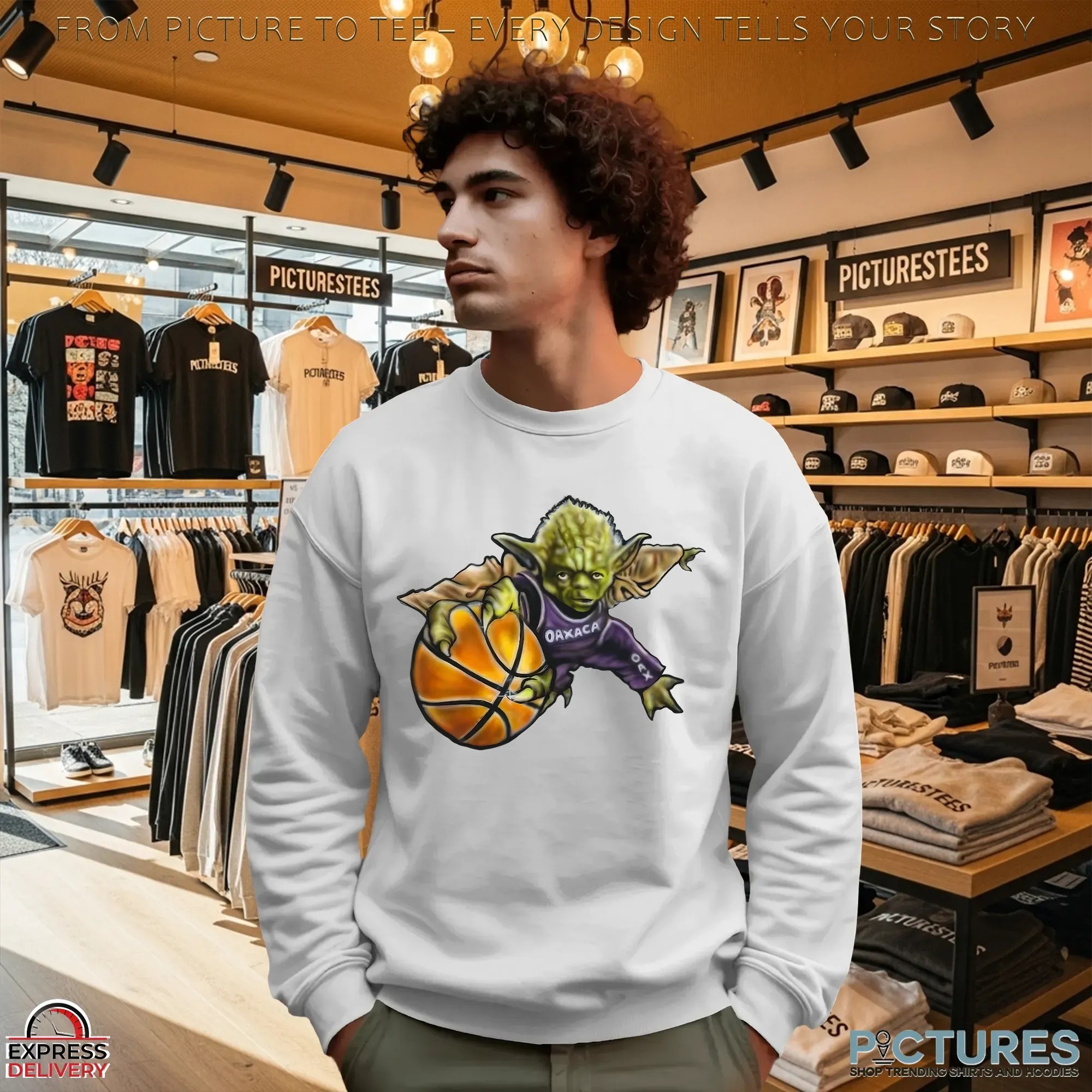 Dunk Yoda Basketball T Shirt • Picturestees Clothing LLC