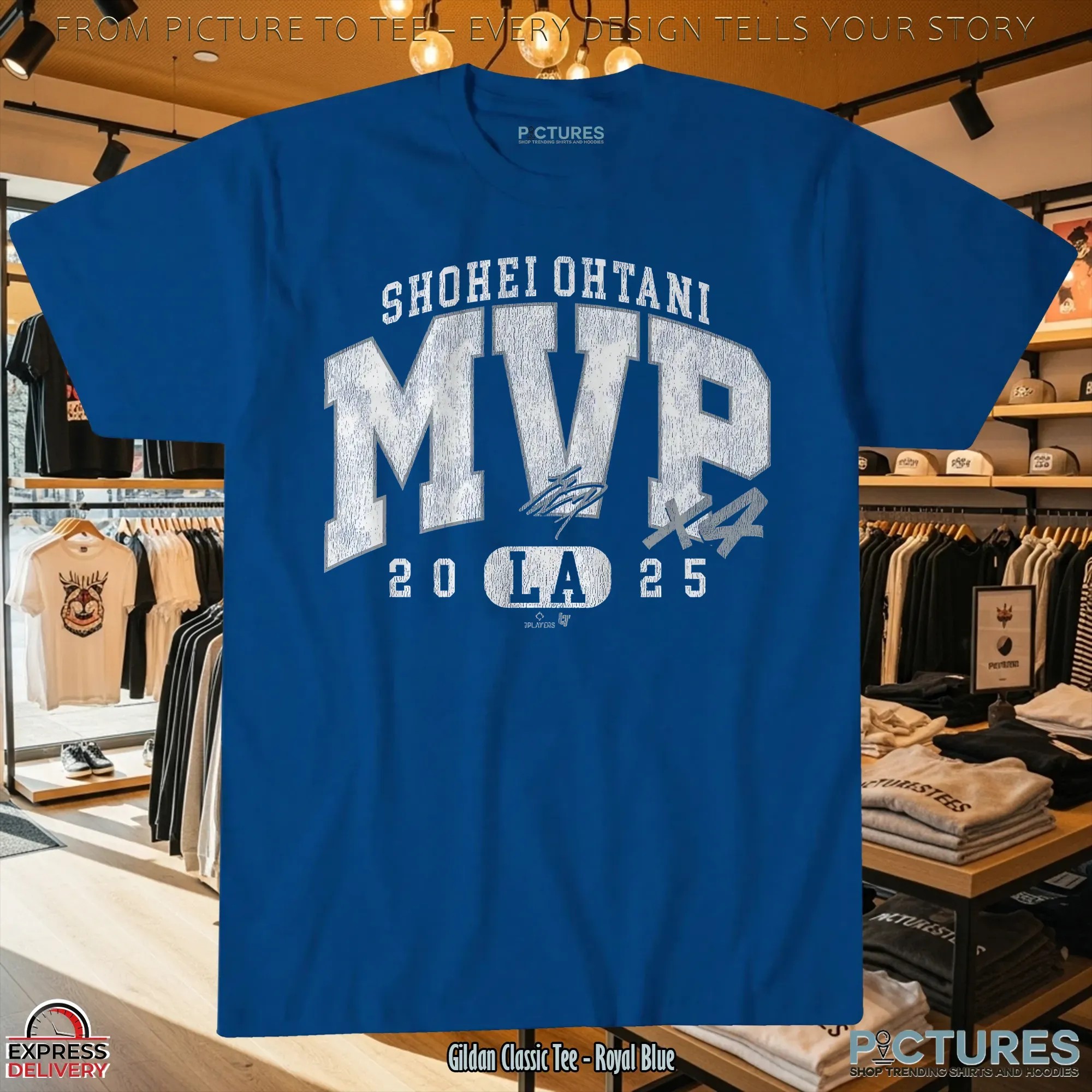 Shohei Ohtani 2025 MVP Los Angeles Dodgers Signature T Shirt ...