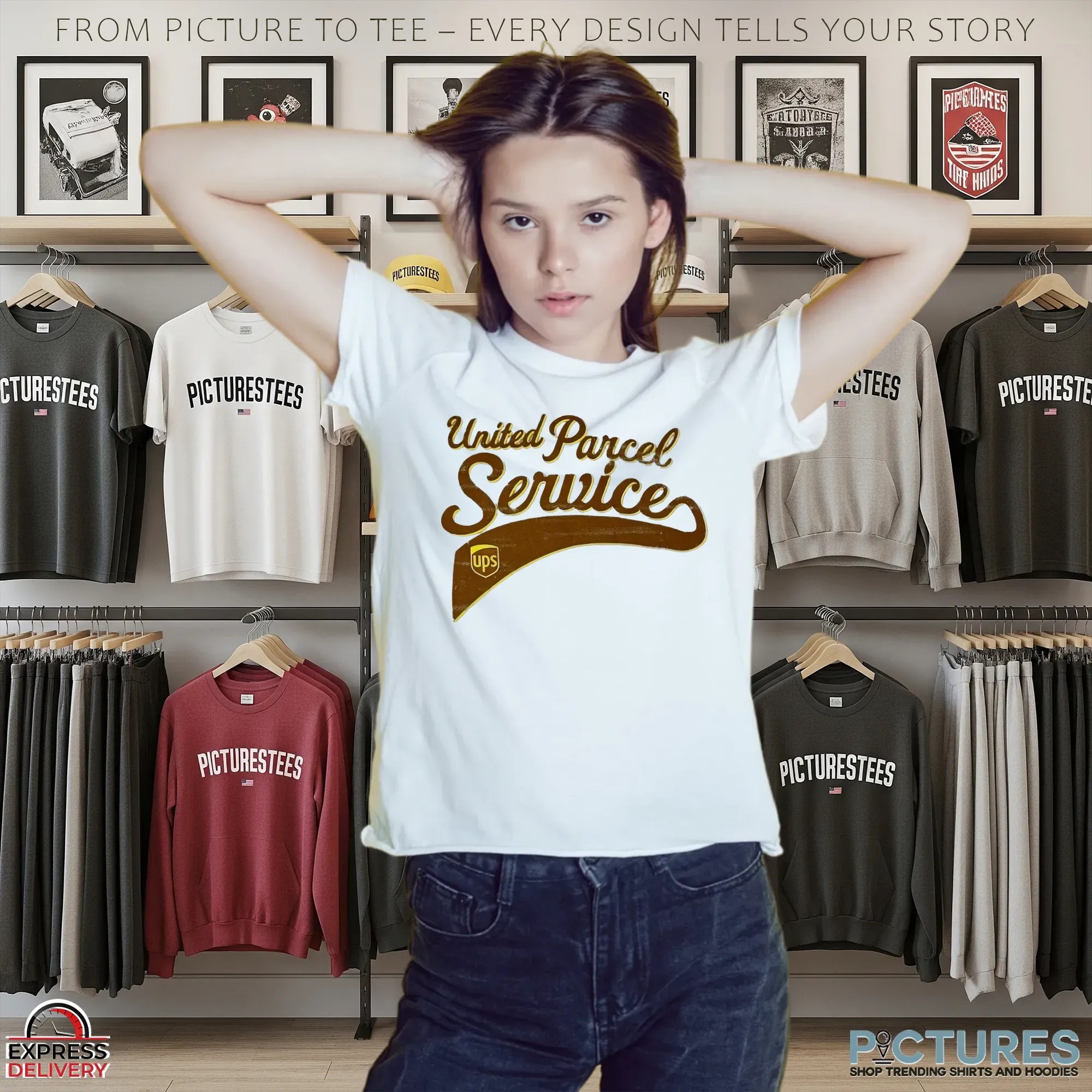 UPS United Parcel Service T Shirt • Picturestees Clothing LLC