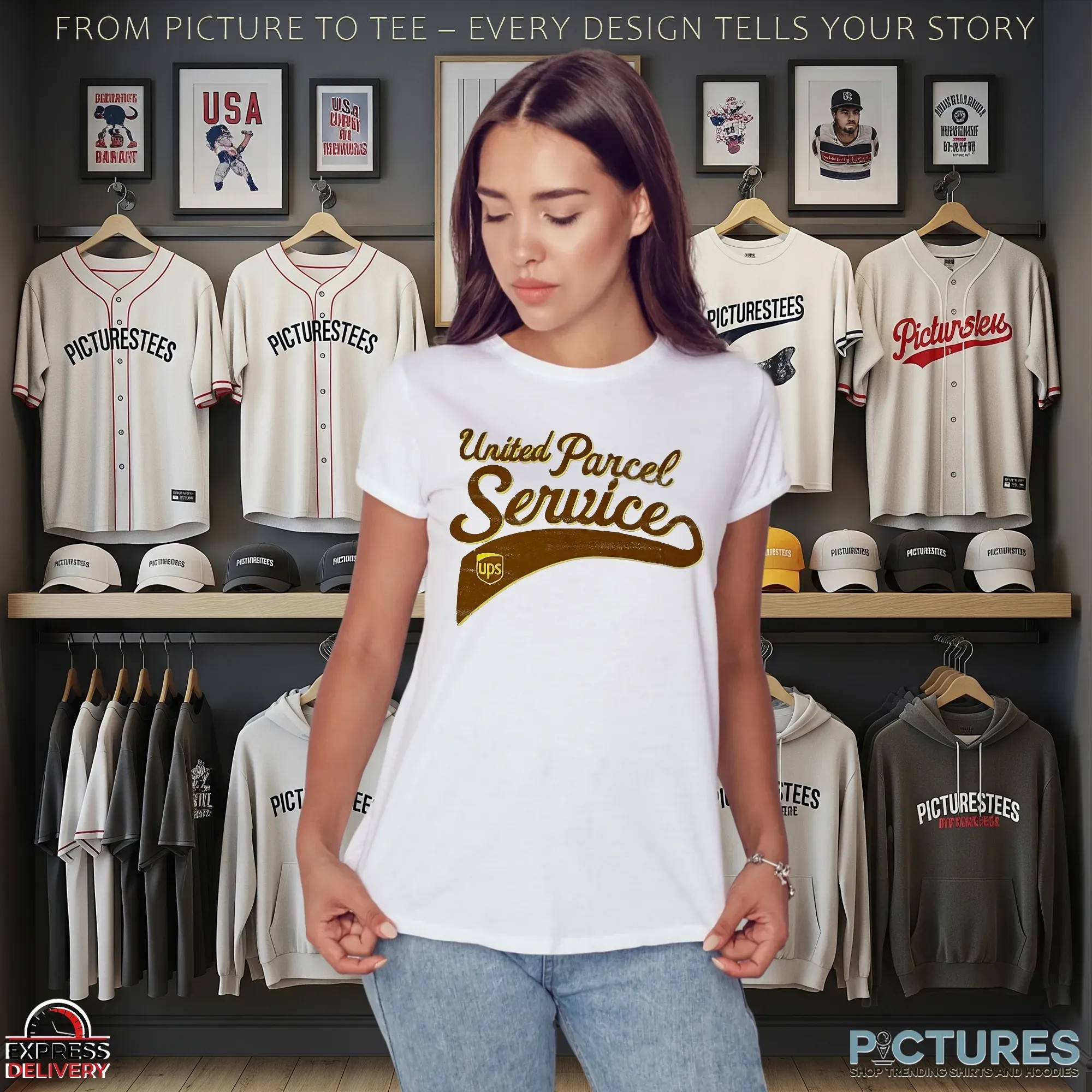 UPS United Parcel Service T Shirt • Picturestees Clothing LLC